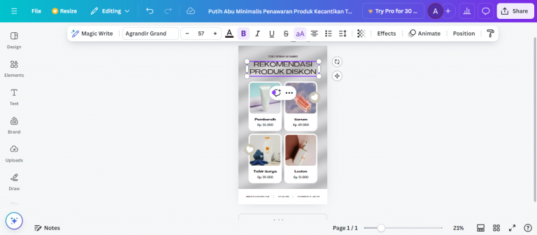 Cara Membuat Katalog Produk yang Eye Catching di Canva! - blog alfamind