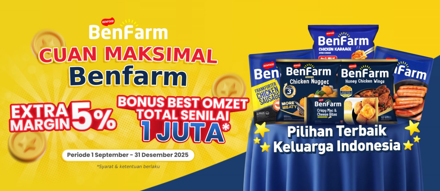 Promo Cuan Maksimal Benfarm di Alfamind: Extra Margin + Bonus Jutaan ...